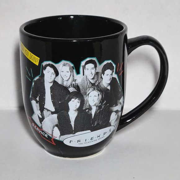 Zak | Dining | Friends Central Perk Large Black 5 Oz Coffee Mug 219 How ...